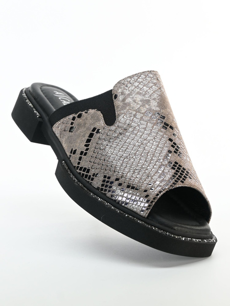 Сабо Женский Ascalini Натуральная кожа 9, размер 38 Стандартный низкий (до 4 см) Россия Да ...