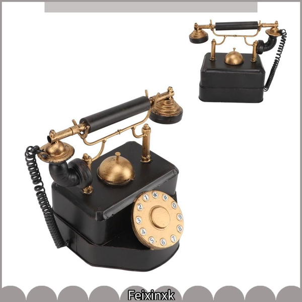 Поворотный проводной ретро телефон купить на OZON по низкой цене ...