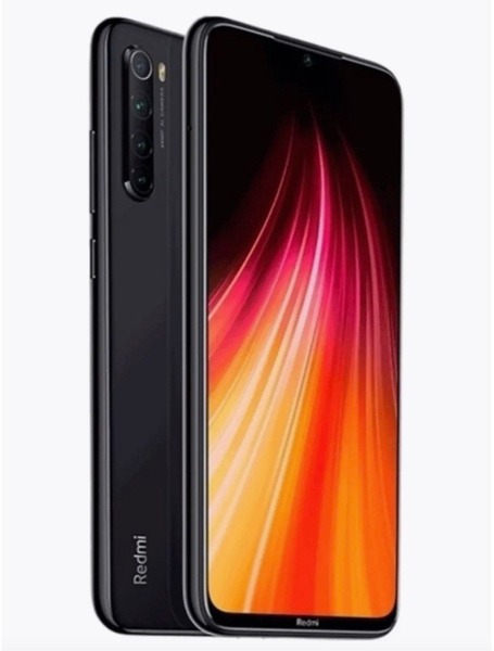 Смартфон Redmi Note 8 128 ГБ 6 ГБ Черный IPS 2 SIM купить c доставкой ...