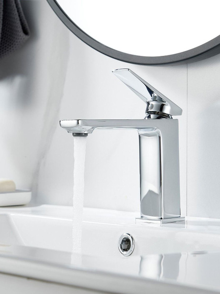 Смеситель для раковины Shevanik S8901-1, хром купить на OZON по низкой цене (1781130524)