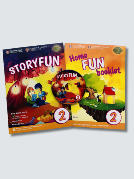StoryFun 2 полный комплект: Student's Book + Home Fun Booklet + диск ...