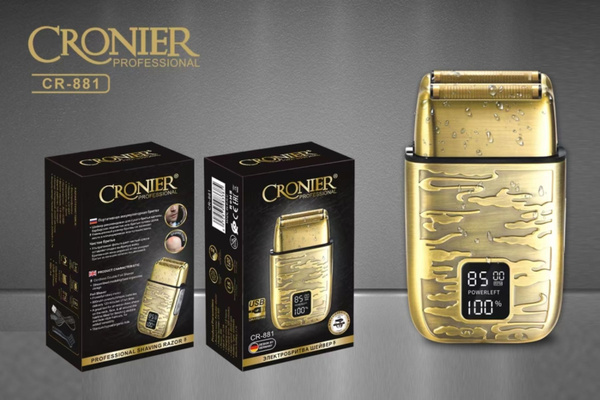 Электробритва CRONIER CR-881 Триммер для лица / Шейвер профессиональный для бороды с LED ...