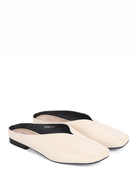 Сабо Женский SOLOSTYLE Натуральная кожа F, размер 37 Закрытый нос Стандартный низкий (до 4 см ...