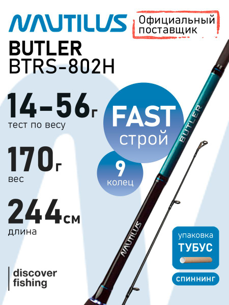 Удилище Nautilus Butler, от 14 гр купить c доставкой на OZON по низкой ...