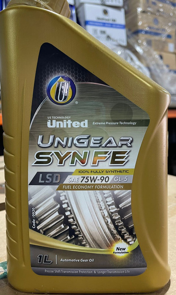 United Oil Масло трансмиссионное LSD FULLY SYN FE UNIGEAR S5 75W90 GL5 1л купить c доставкой на ...