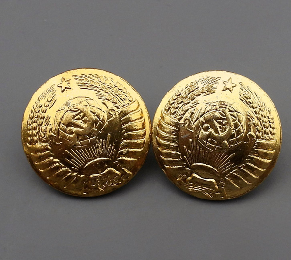 Винтажные пуговицы ГЕНЕРАЛЬСКИЕ 24 мм СССР МОСШТАМП 1981 и 1982 гг купить на OZON по низкой цене ...