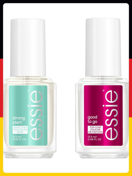 Набор средств для маникюра essie nail polish set strong start base coat ...
