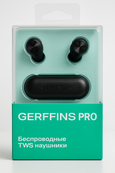 Gerffins PRO GF-TWS-005 (черный) купить на OZON по низкой цене (2134123189)