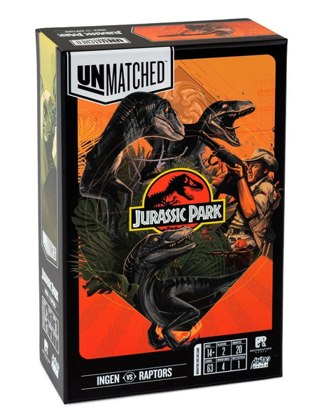 Настольная игра Unmatched: Jurassic Park. InGen vs Raptors купить на ...