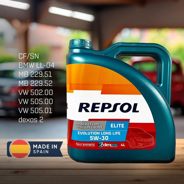 Масло моторное Repsol Моторные масла 5W-30 Синтетическое 4 л купить c ...