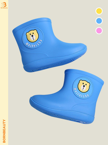 Сапоги резиновые Девочки Мальчики синий ПВХ поливинилхлорид Без застёжки На любой сезон