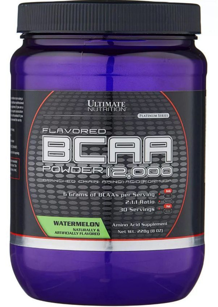 BCAA 12 000 Powder Flavored Ultimate Nutrition (228 гр) Арбуз купить на ...