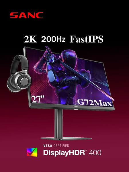 SANC 27" Монитор G72Max, черный матовый купить на OZON по низкой цене (2412100446)