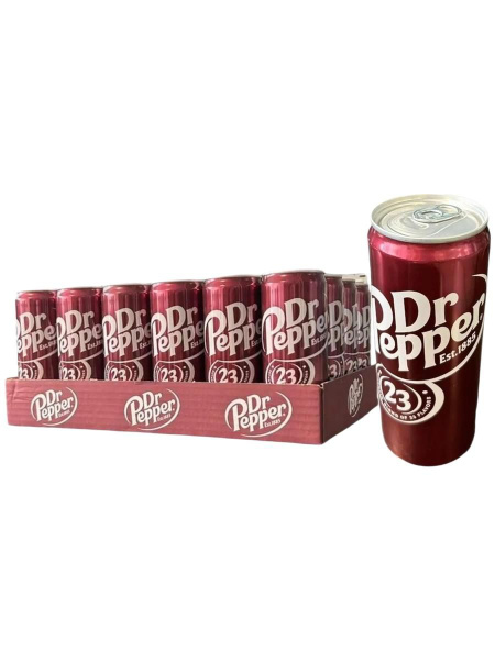Газированный напиток Dr.Pepper Classic (Доктор Пеппер Классик) 0,33л x24 шт (Польша) купить на ...