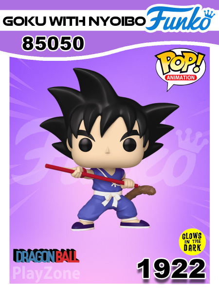 фигуркаFunko Pop! Animation Dragon Ball Goku with Nyoibo Vinyl Figure ...