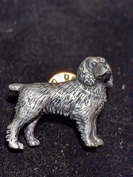A.R.Brown Винтажная брошь пин. Собакен. Олово. Маркирована. Англия ...
