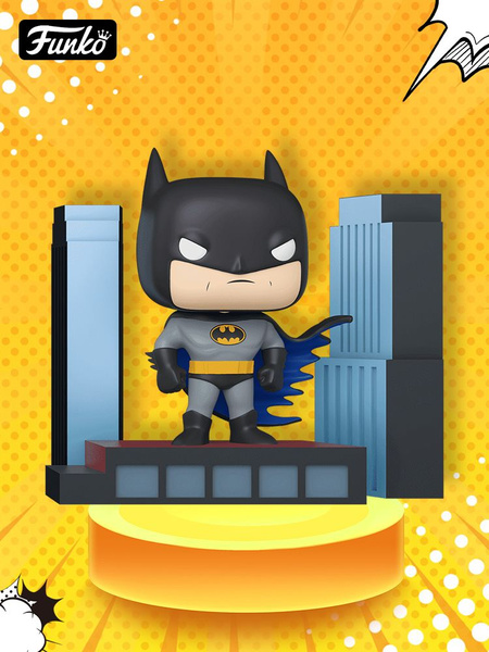 Фигипка Funko POP! FUNKO-83517 Pop! Deluxe Batman on Rooftop (Batman: The Animated Series ...