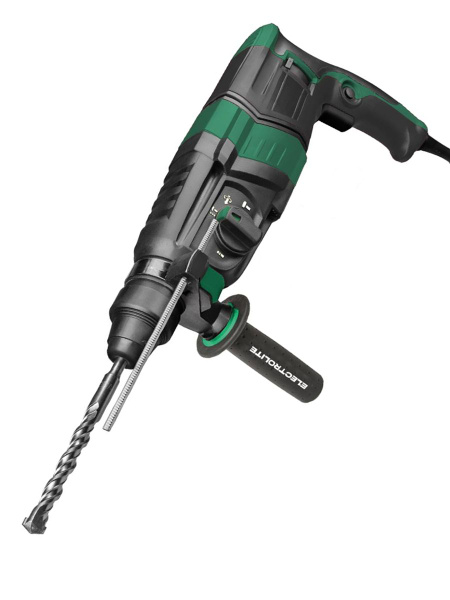 Перфоратор ELECTROLITE, 1200 Вт, 5 Дж, 3 режима, буры, зубило пика в комплекте, SDS+, П 1200 ...