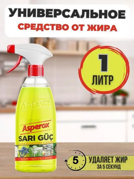 asperox Универсальный очиститель поверхностей MAGIC YELLOW 1000мл ...