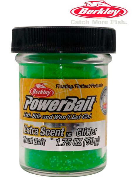 Паста Berkley PowerBait Extra Scent Trout Bait Spring Green 50g купить ...