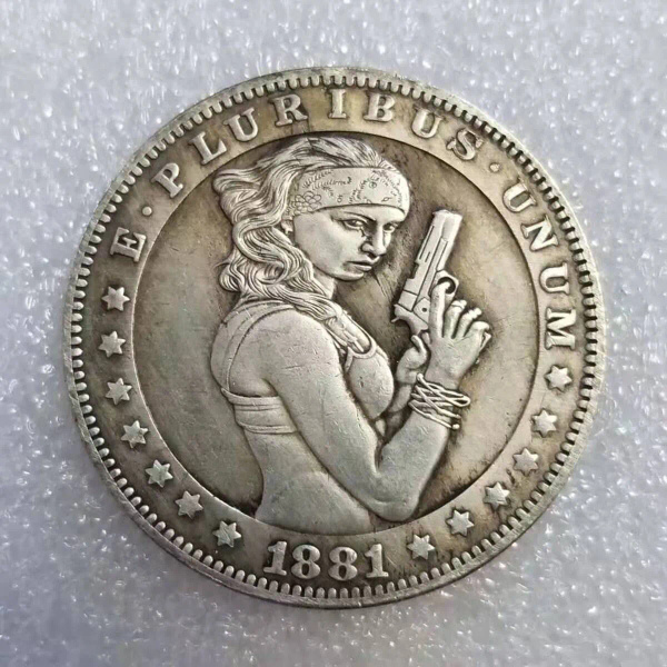 Монета America 1881 Wanderer One Dollars (С пистолетом) купить c доставкой на OZON по низкой ...