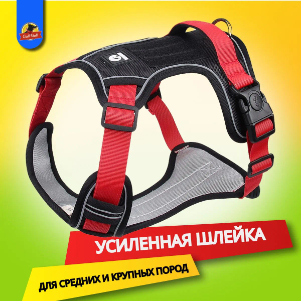Анатомическая шлейка для собак средних и больших крупных пород и ...