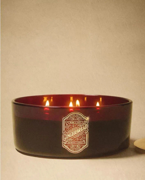 Свеча ароматическая ZARA HOME "Gingerbread", 8 см х 19 см, 1 шт купить ...