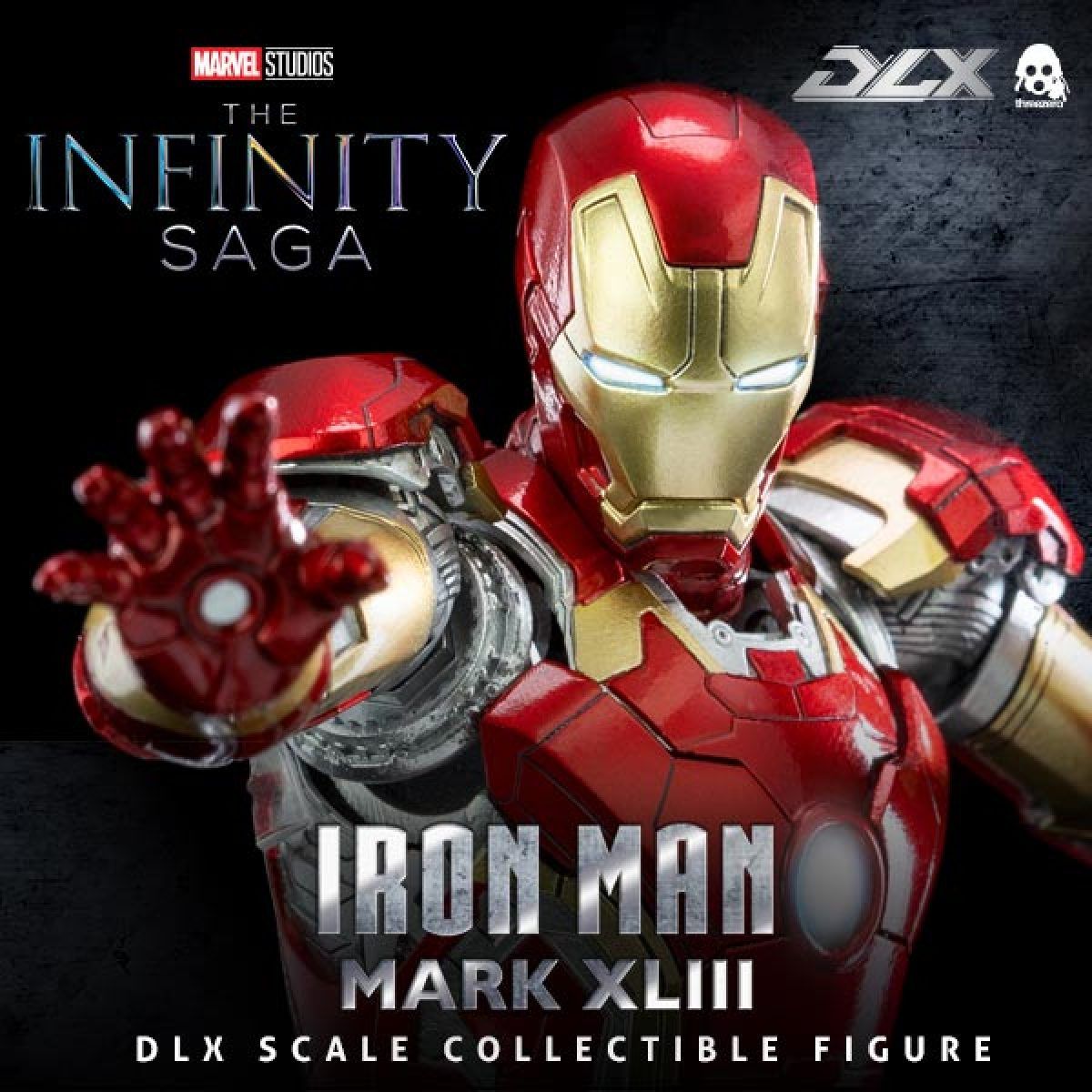 Hasbro Threezero Marvel Studios Action Figures DLX Iron Man Mark 43 18cm OZON 1674966160
