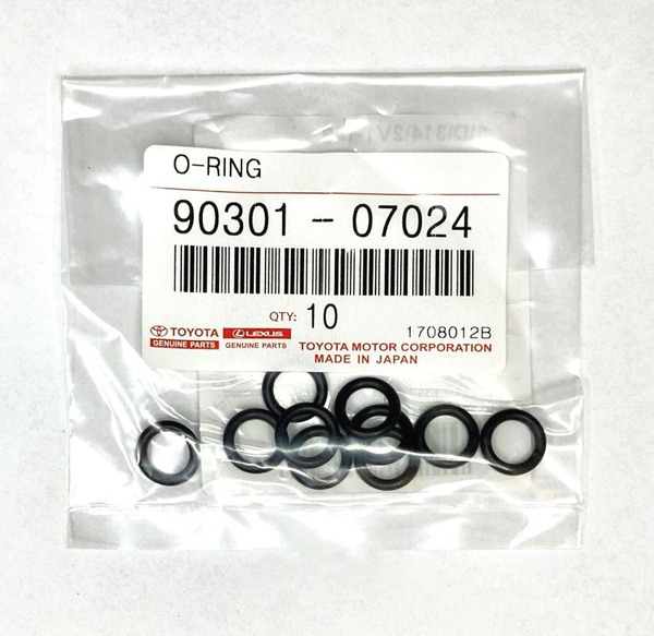 Кольцо уплотнительное форсунки 1 шт. 9030107024 Toyota Corolla, Camry ...