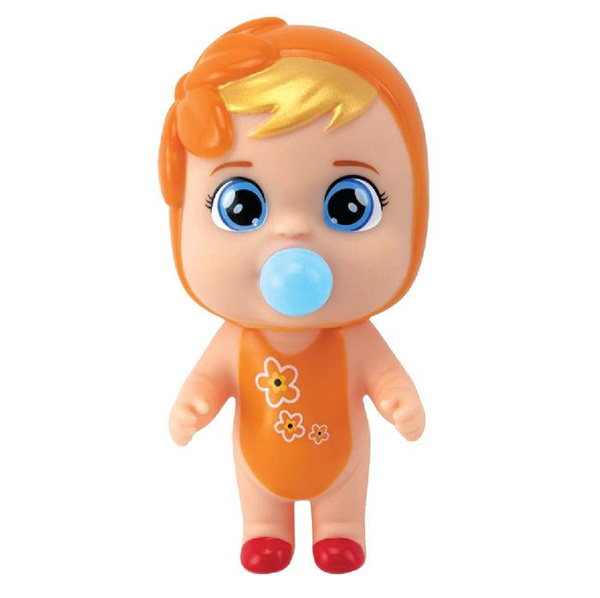 Игрушка-антистресс для рук 1TOY Bubble Gum "Куклы" в оранжевом, мялка ...