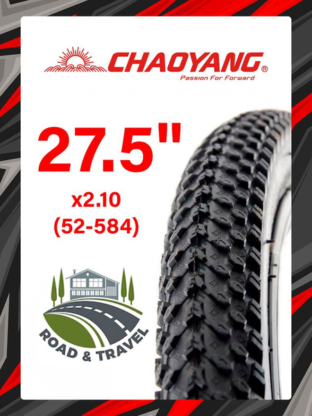 Велопокрышка Chao Yang 27.5"x2.10 (52-584) H-5129 черный 1TRR27000229 ...
