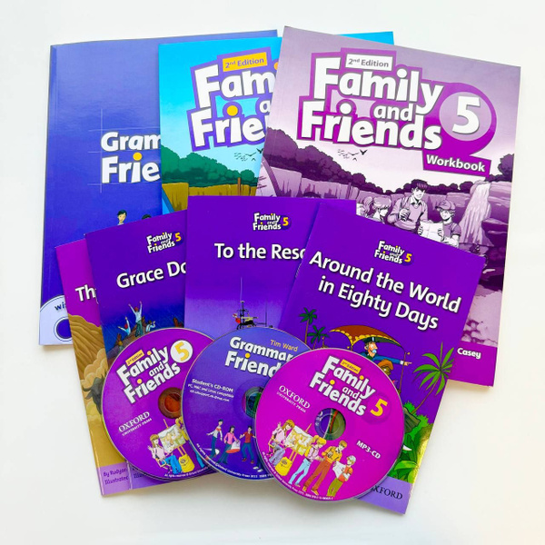 Family and Friends 5 second edition полный комплект: Class Book ...