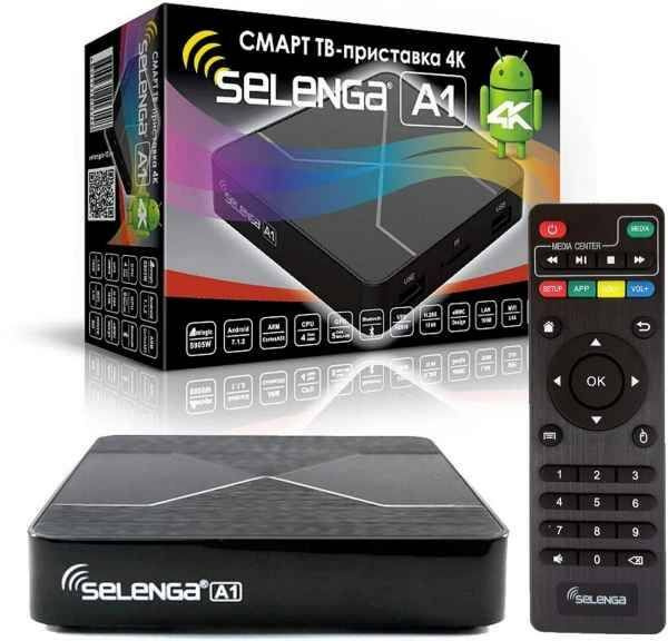 ТВ-ресивер Selenga СМАРТ ТВ Android приставки, ХГБ, черный матовый купить по выгодной цене в ...