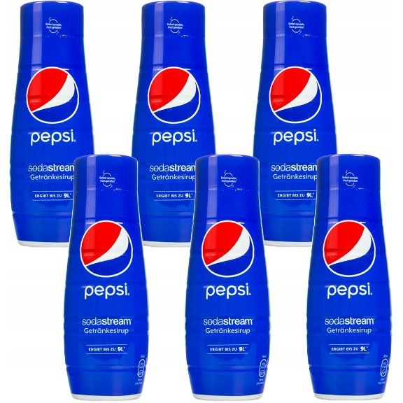 Сироп-концентрат SodaStream Pepsi 440 мл 6 шт - купить с доставкой по ...