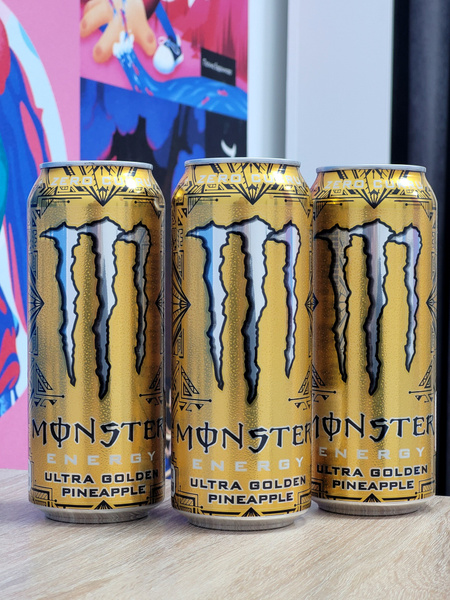 Энергетический напиток Monster Energy Ultra Golden Pineapple / Монстер ...