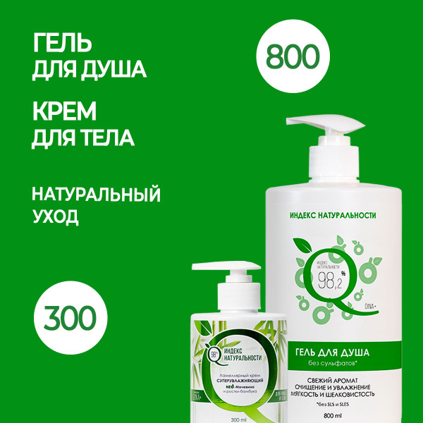ICHTHYONELLA Набор для ухода за телом гель для душа и крем для тела с ...