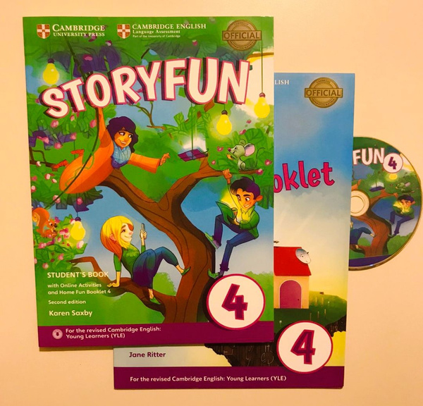 StoryFun 4. ПОЛНЫЙ КОМПЛЕКТ: Student's Book+ Home Fun Booklet+CD ...