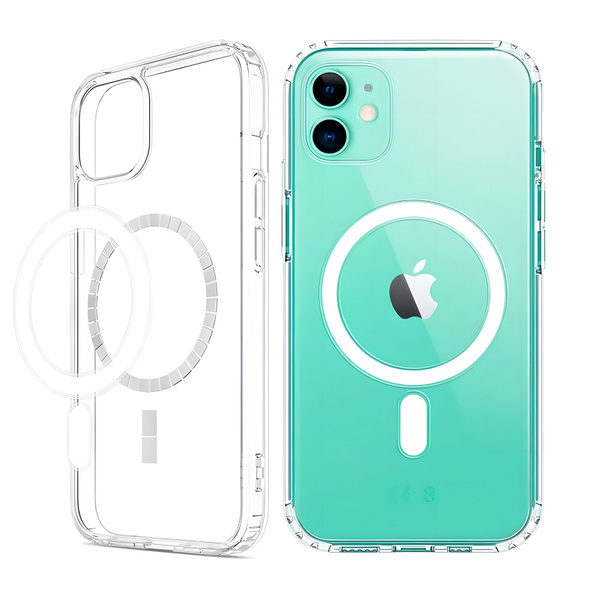 Чехол для айфона на iPhone 11 MagSafe для айфон 11 с магсейф прозрачный ...