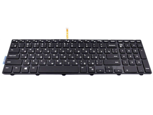 Клавиатура для Dell P57F002 ноутбука черная с подсветкой - купить с ...