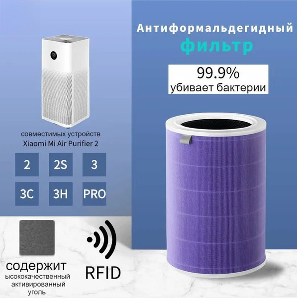 Фильтр антибактериальный для очистителя воздуха Xiao-mi Mi Air Purifier ...