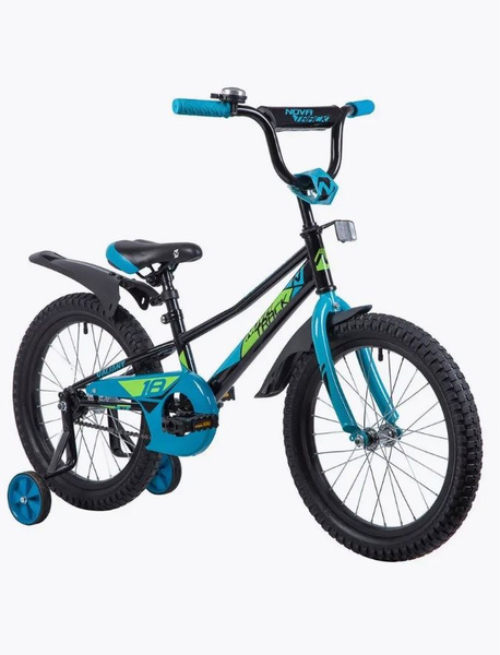 Велосипед двухколесный 18" NOVATRACK "VALIANT" (черный) 2024 - купить ...