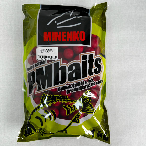 Бойлы варёные MINENKO Strawberry 24мм, 1 кг - купить с доставкой по выгодным ценам в интернет ...