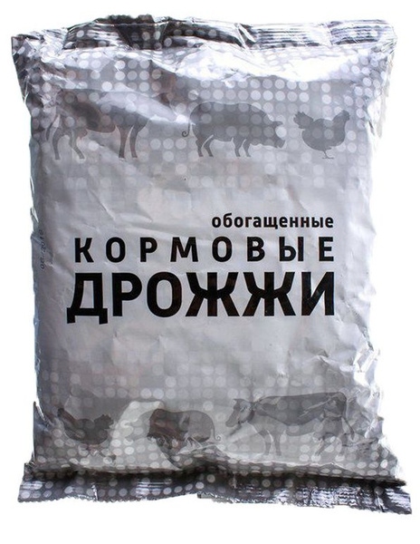 Дрожжи кормовые для кур и других животных, 1 кг., 1 шт. - купить с ...