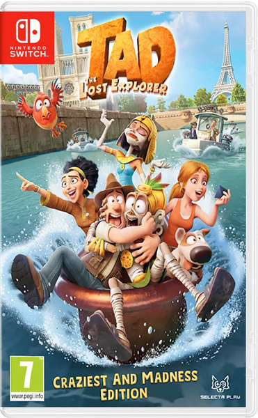 Игра Tad the Lost Explorer. Craziest and Madness Edition (английская версия) для Nintendo Switch ...