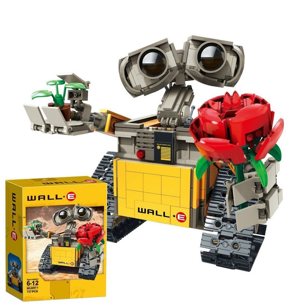 Конструктор WALL-E Робот Валли с розой / 737 деталей - купить с ...