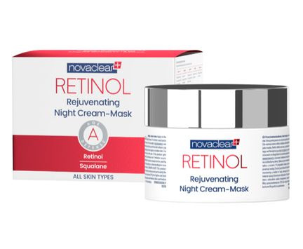 NovaClear Крем-маска ночная Retinol, Омолаживающая с ретинолом, 50 мл ...