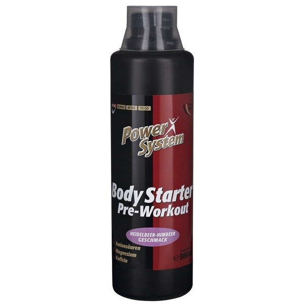 Предтренировочный комплекс жидкий PowerSystem Body Starter 500 мл ...
