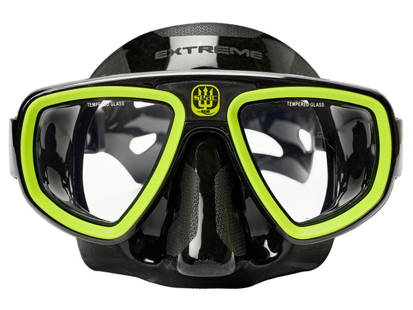 Маска для плавания SEAC SUB EXTREME 50 YELLOW, взрослая, черно-желтая ...