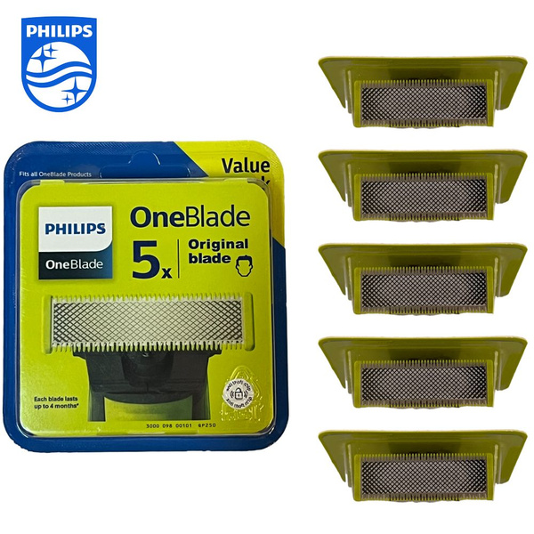 Сменные насадки для лезвий Philips Oneblade, комплект из 5 штук ...