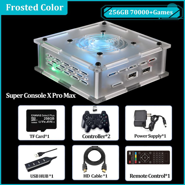 Ретро Wi-Fi Super Console X Pro Max Игровая консоль 4K HD Выход S905X ...